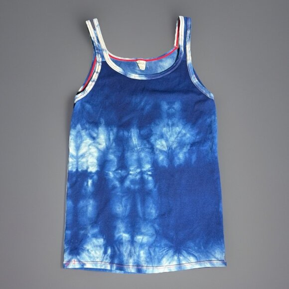 KMART | Shirts | Vintage 7s Kmart Mens L Fits Sm Blue Tiedye Nylon Tank ...